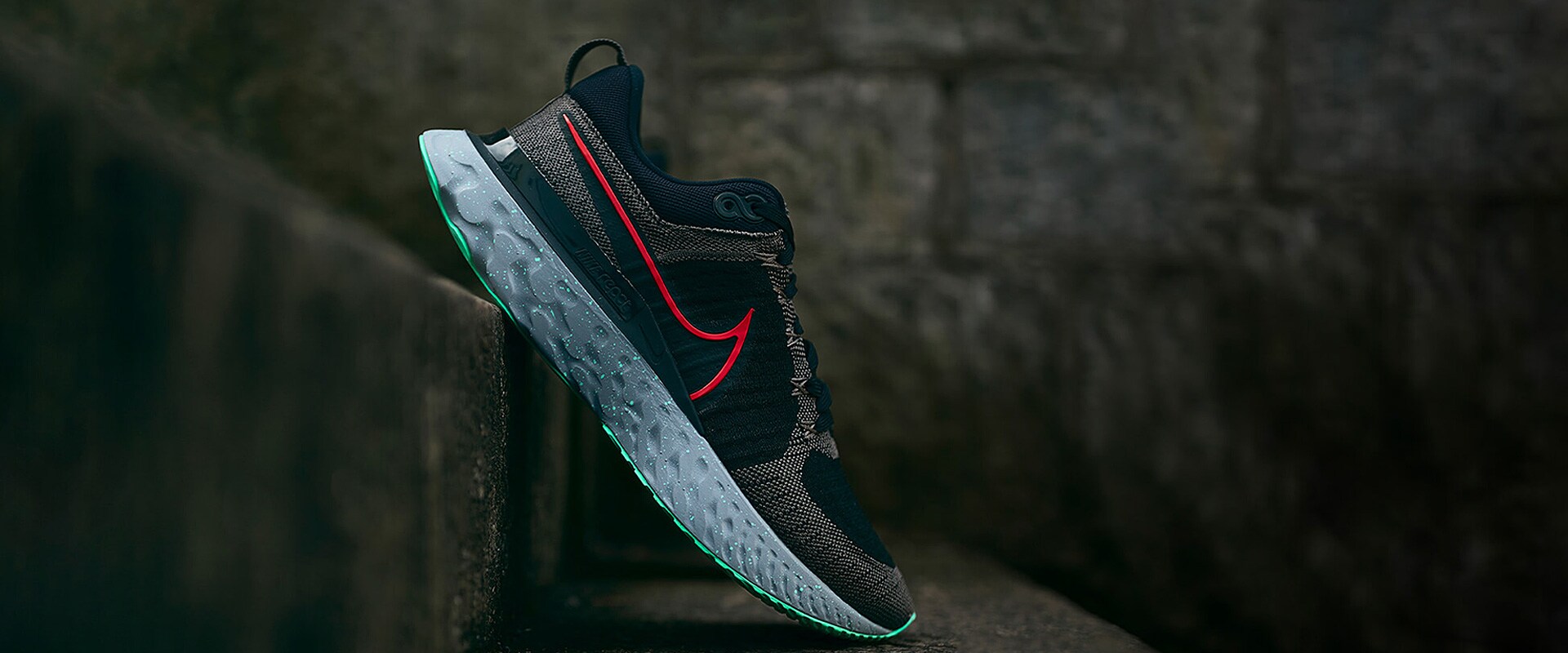 Nike React Infinity Run Flyknit 2 - Marrón/Chile Rojo/Negro/Verde Glow - Marrón/Chile Rojo/Negro ...