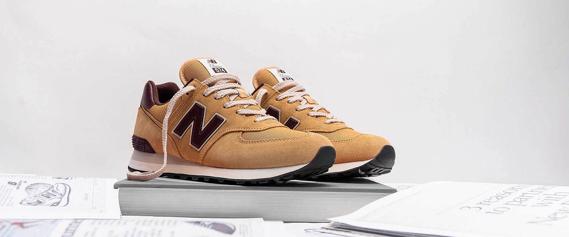 New Balance 574 History Class - Workwear - Trainers - Mens Shoes