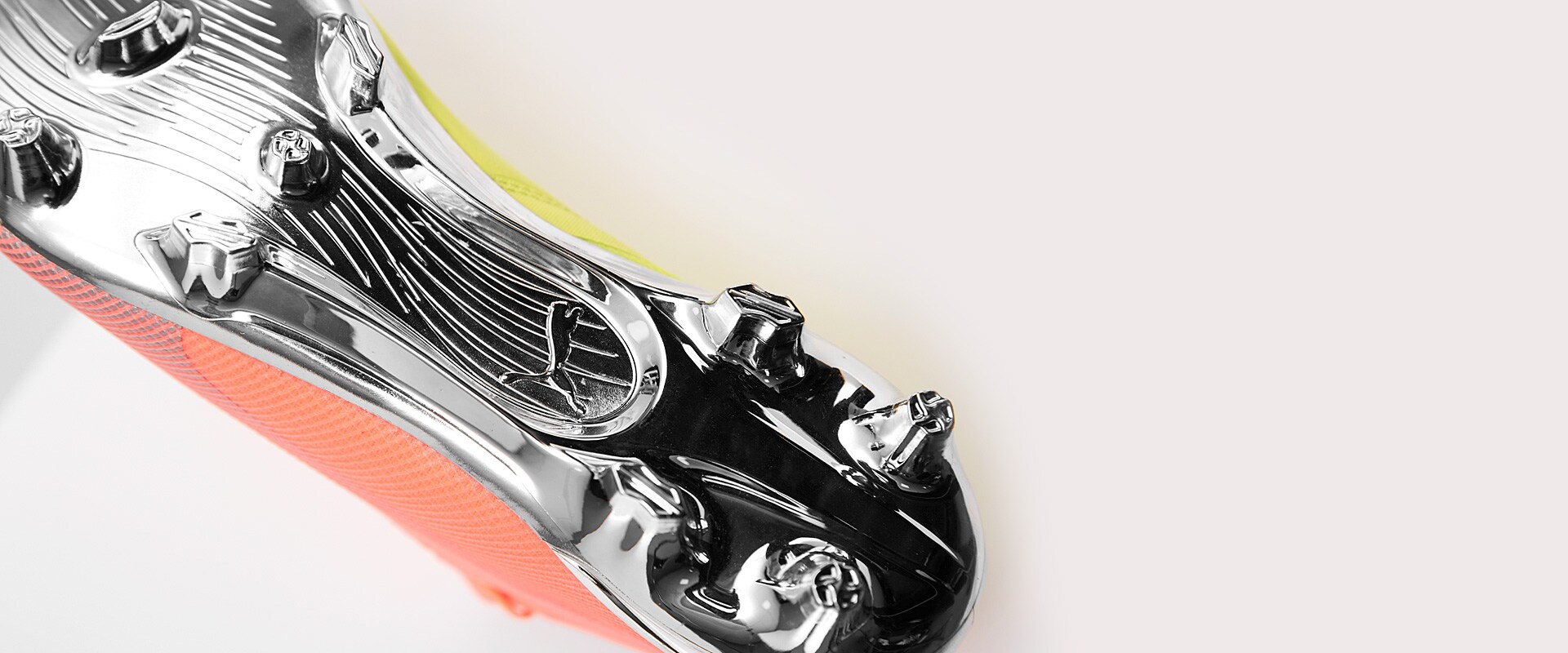 Puma One 20.1 FG/AG - Pesca Energy/Giallo Fizzy/Argento - Scarpe Calcio ...