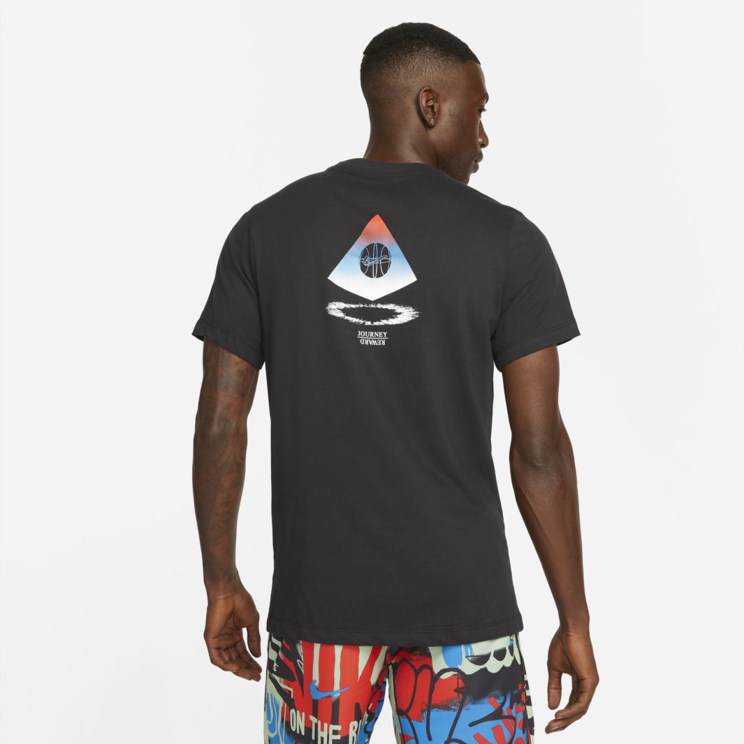 Nike Dri-FIT Kyrie Logo Tee - Black - Mens Clothing