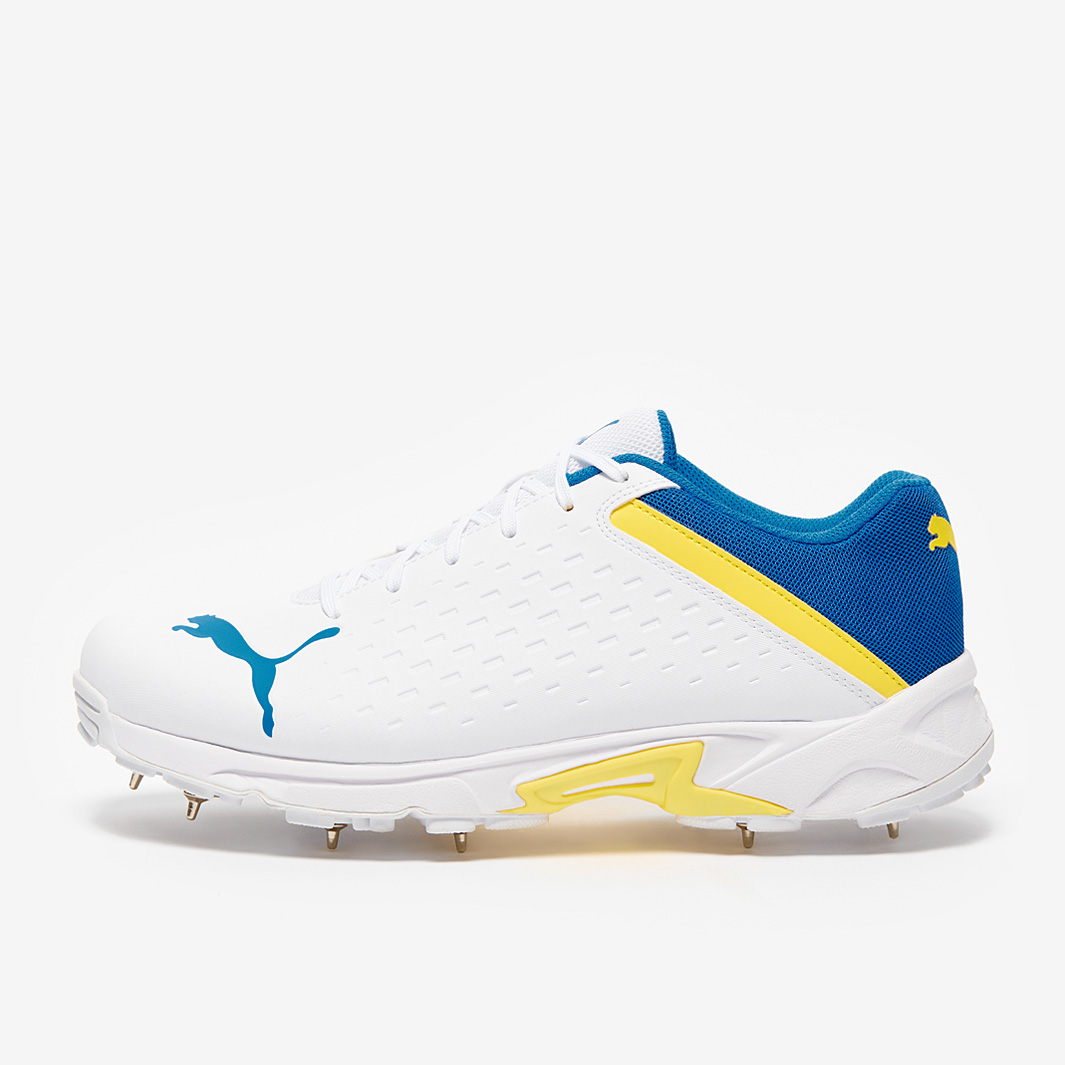 Puma evoSPEED 22.2 Cricket Spike - White/Ultra Blue - Mens Shoes | Pro ...