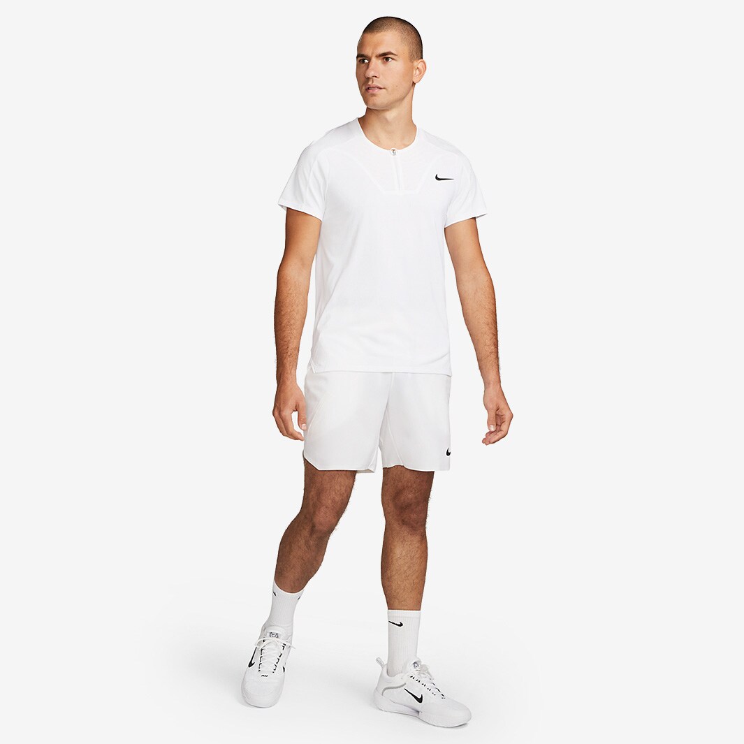 Nike Court Dri-FIT Slam Shorts - White - Mens Clothing | Pro:Direct Tennis