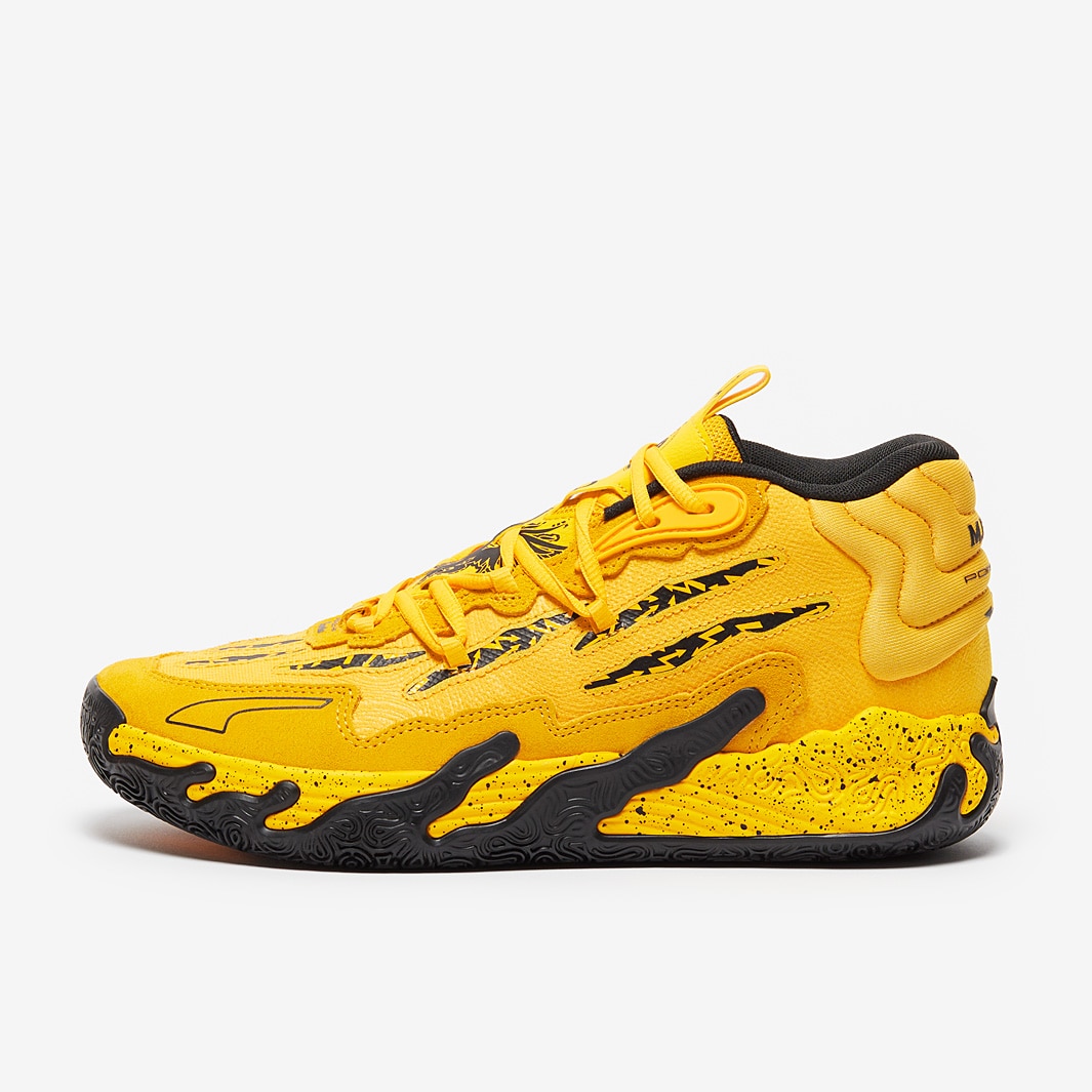 Puma MB.03 Sport Yellow Puma Black Mens Shoes Pro Direct Basketball