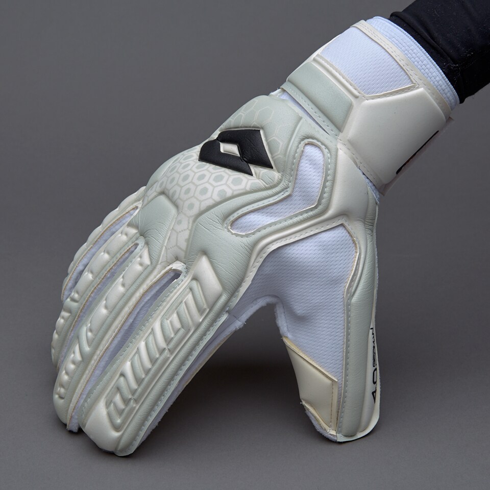 gants Lotto GK Spider 100 - gardien de but homme - paume plate - blanc ...