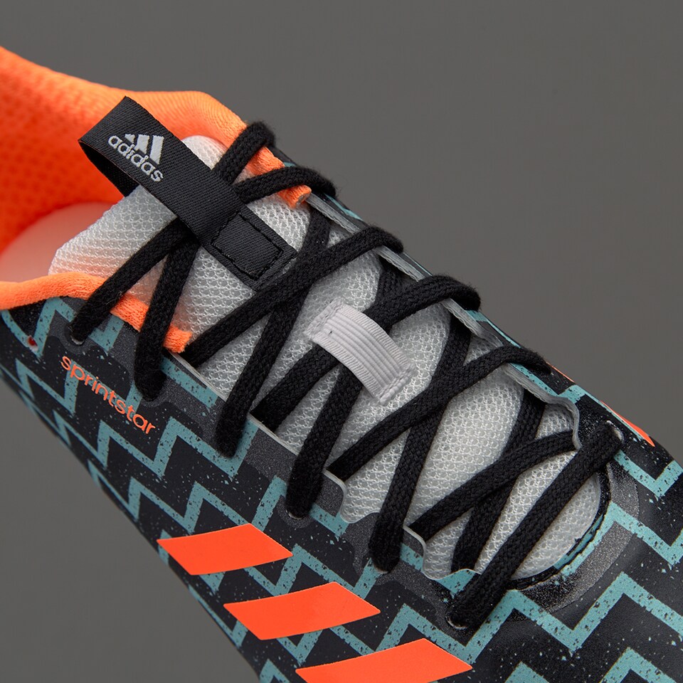 adidas Womens Sprintstar - Core Black/Glow Orange S14/Easy Mint S17 ...