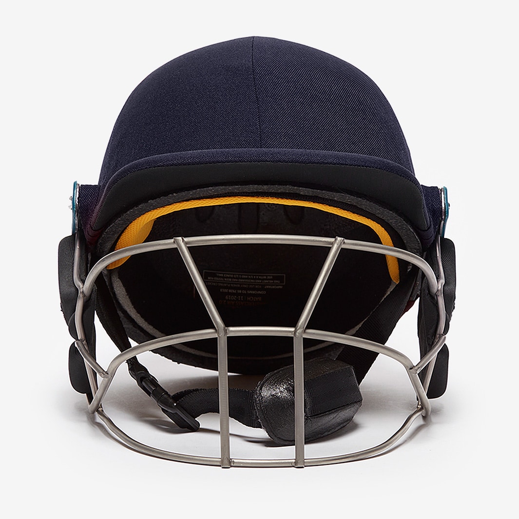 Shrey Master Class Air 2.0 Titanium Cricket Helmet - Navy - Batting ...