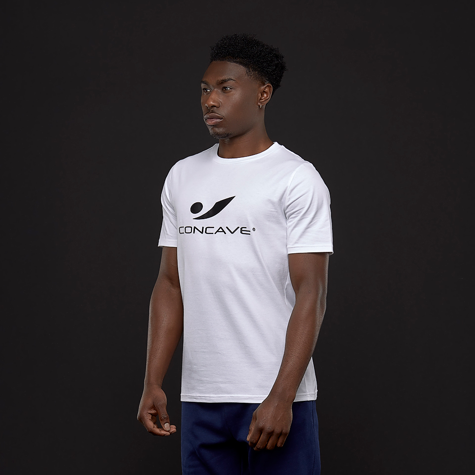 Concave Casual Logo - Mens Clothing - T-Shirts - White/Black ...