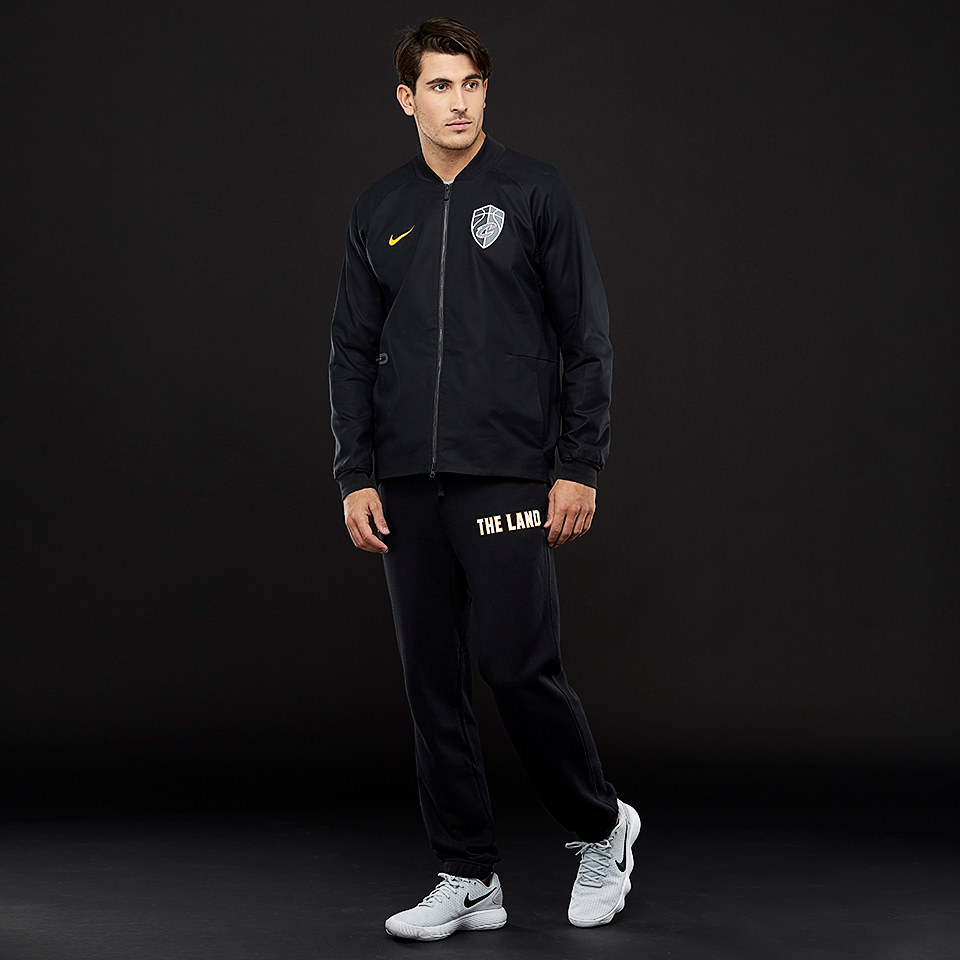 Nike NBA Cleveland Cavaliers Modern Varsity Jacket - Black - Mens ...