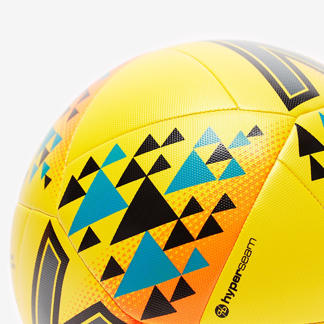 Mitre Ultimatch Football - Footballs - Match Day - Yellow/Orange/Blue ...