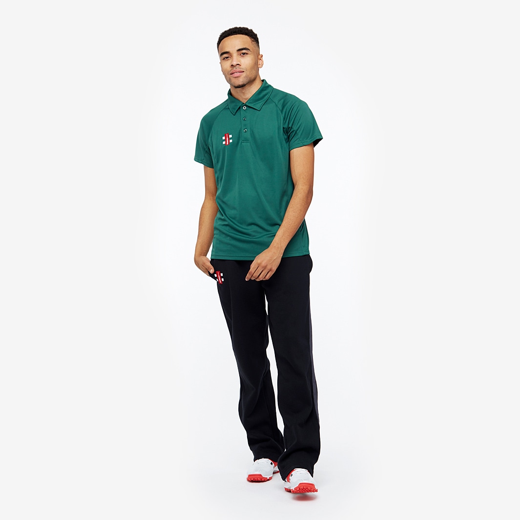 Mens Clothing - Gray-Nicolls Matrix Polo Shirt - Green - Polo Shirts