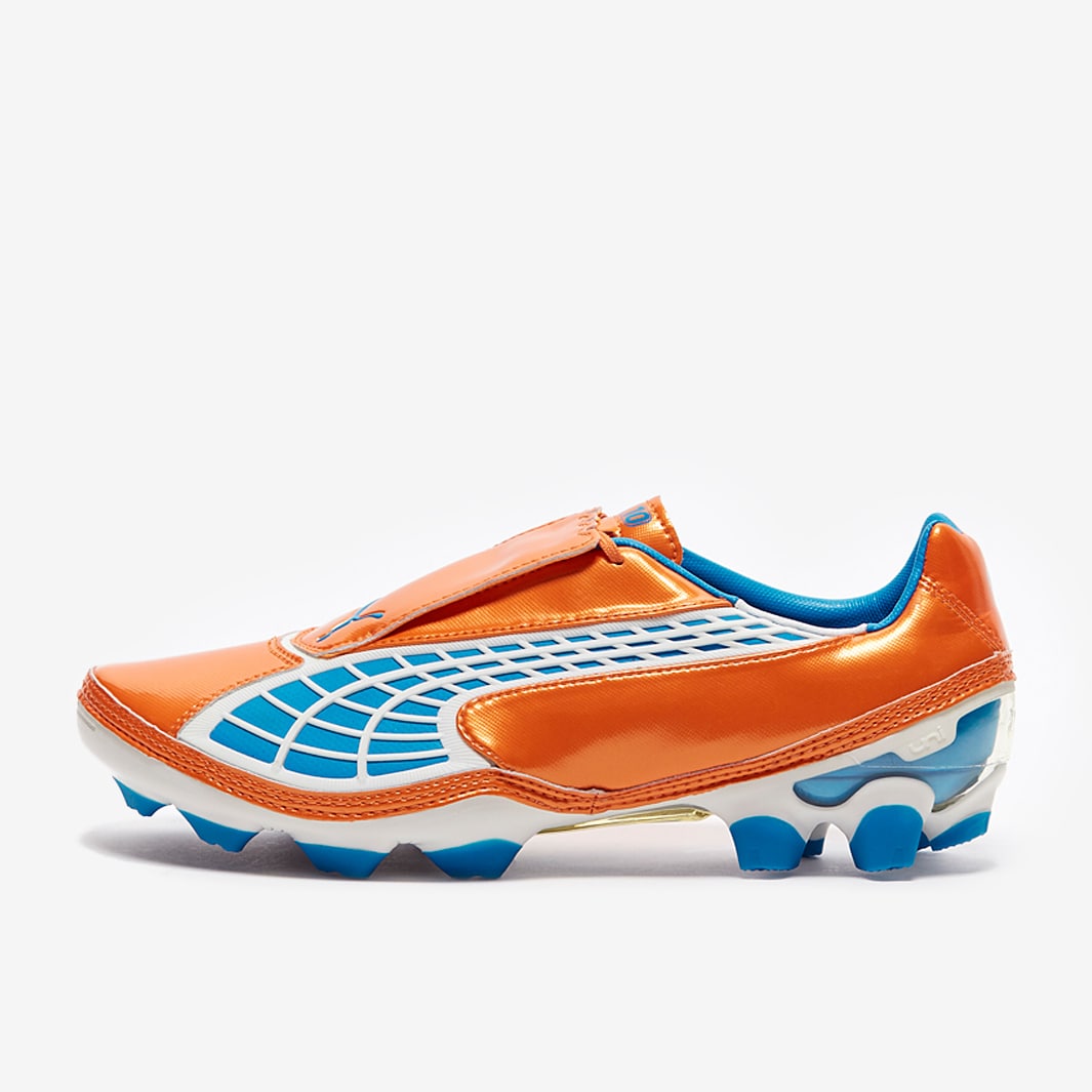 Puma v1.10 LL I FG - Red/Blue/White - Mens Boots - Firm Ground