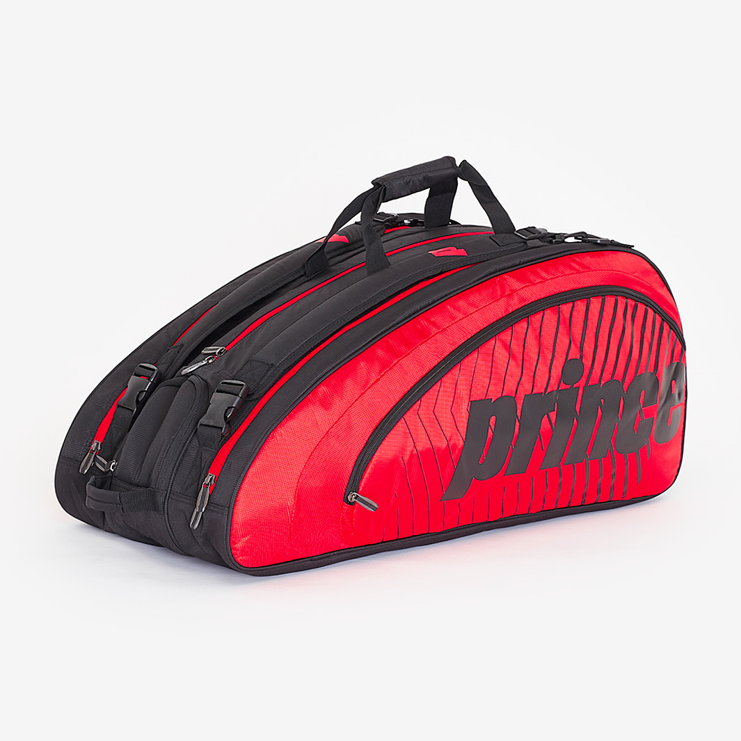 Prince Tour Challenger 9 Racket Bag - Black/Red - Bags & Luggage | Pro:Direct Tennis