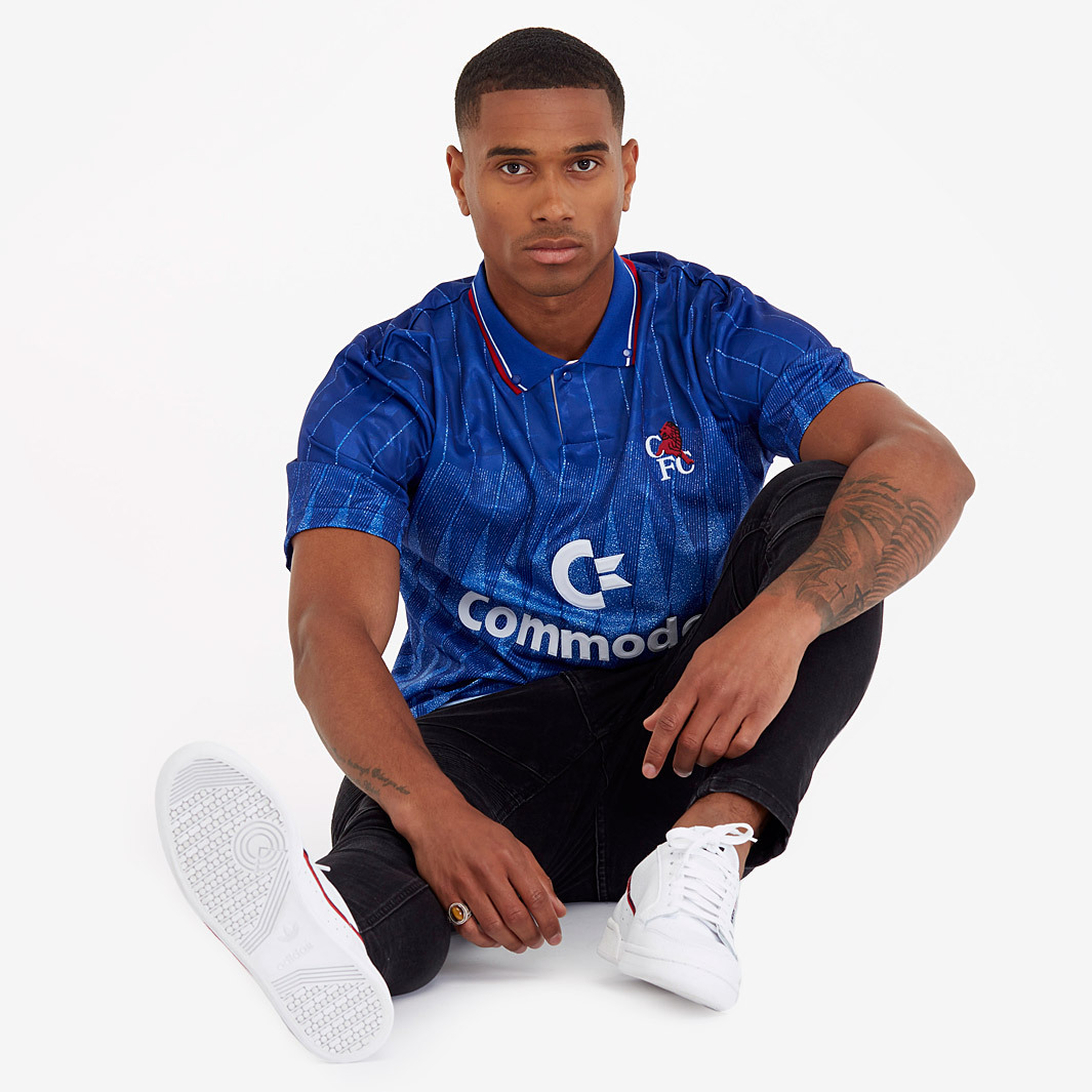 Score Draw Retro Chelsea 1990 Home Shirt - Blue - Mens Replica ...