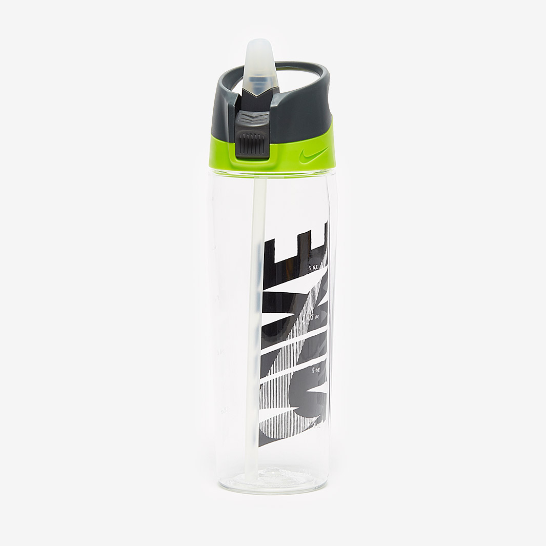 Nike TR Hypercharge Straw Bottle 24oz - Clear/Volt/Cool Grey/Black ...