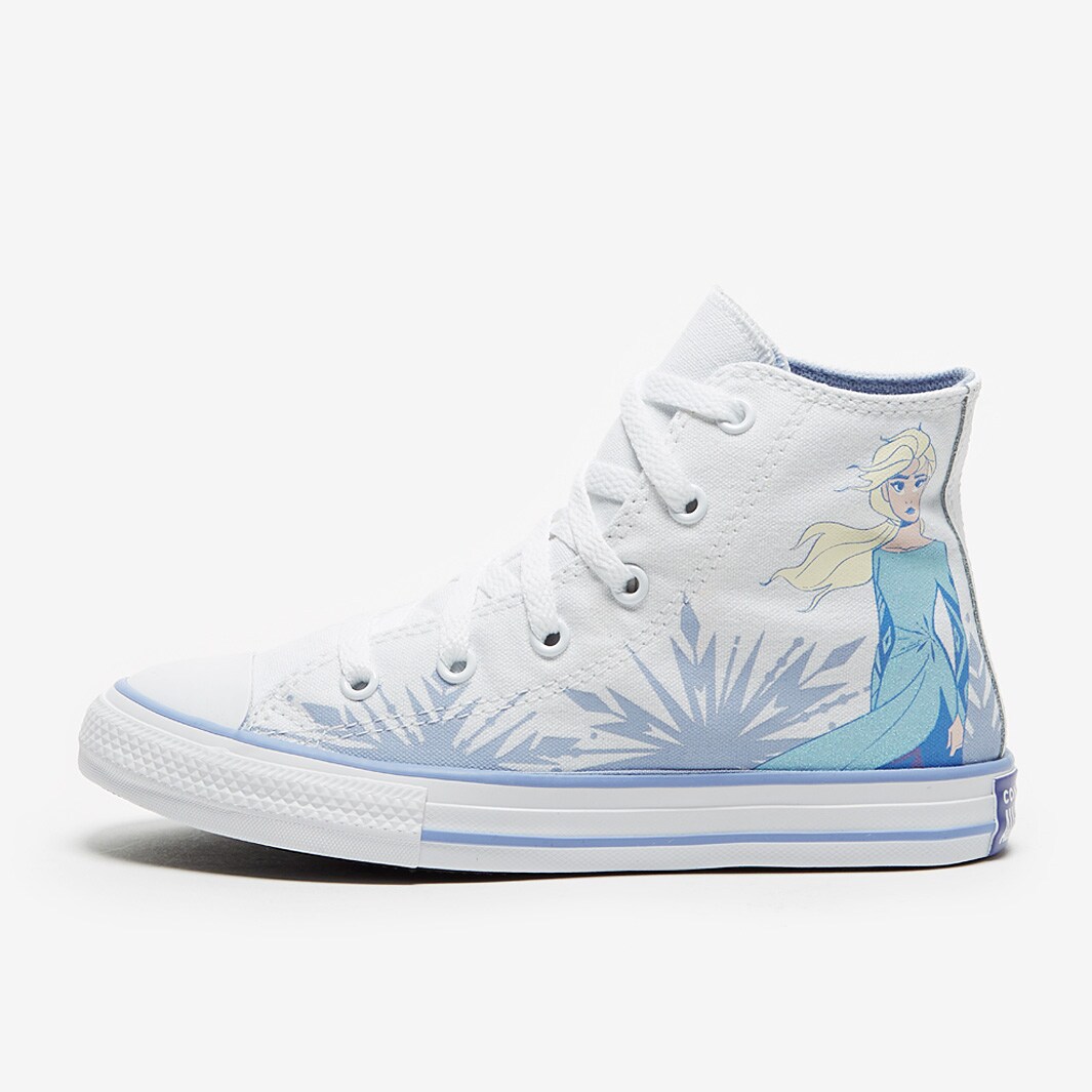 Converse x Frozen Elsa Hi - White - Girls Shoes | Pro:Direct Running