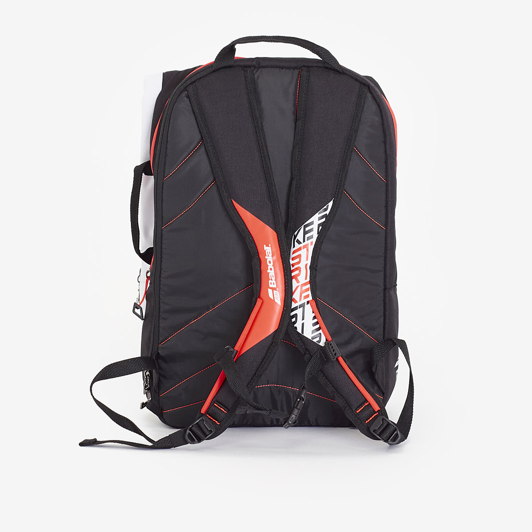 Babolat Pure Strike Backpack - White/Red - Bags & Luggage