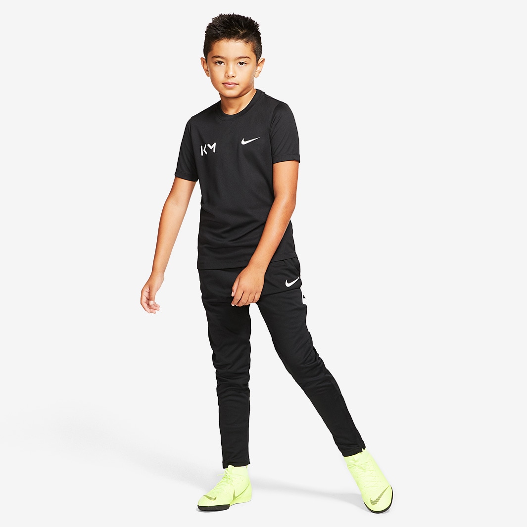 Nike Kids Kylian Mbappe Shirt SS - Black - Boys Clothing - Shirts