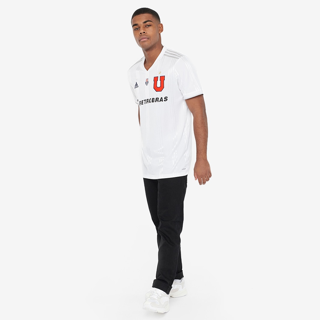 adidas Universidad de Chile 2020 Away Shirt - White - Mens Replica - Tops