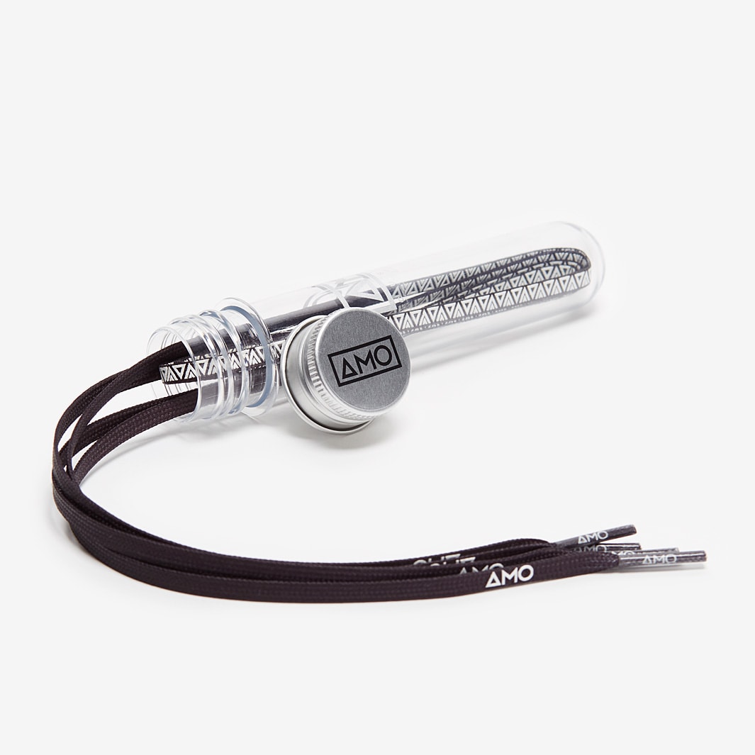 AMO Grip Lace 2.0 - Jet Negro/Blanco Puro - Cordones Fútbol AMO Grip ...