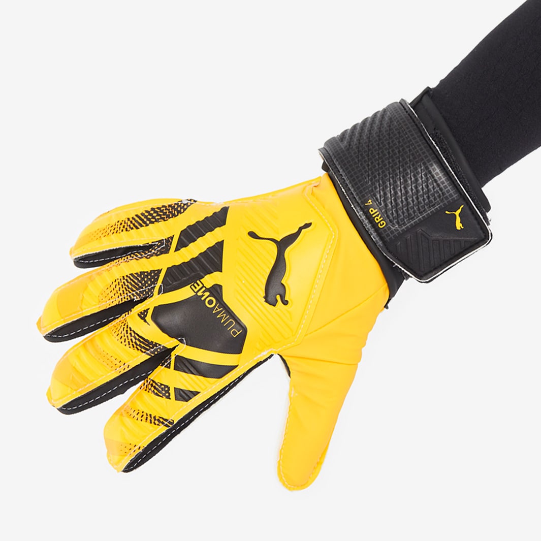 Puma One Grip 4 RC - Mens Gloves - Roll Finger - Ultra Yellow/Puma ...