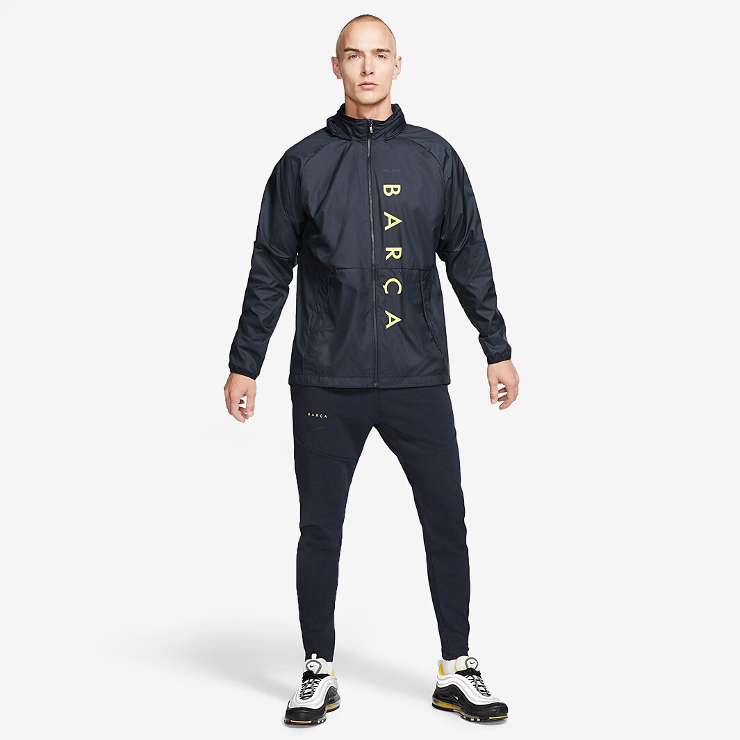 Nike FC Barcelona 2019/20 AWF Lite Jacket - Dark Obsidian/Dark Obsidian ...