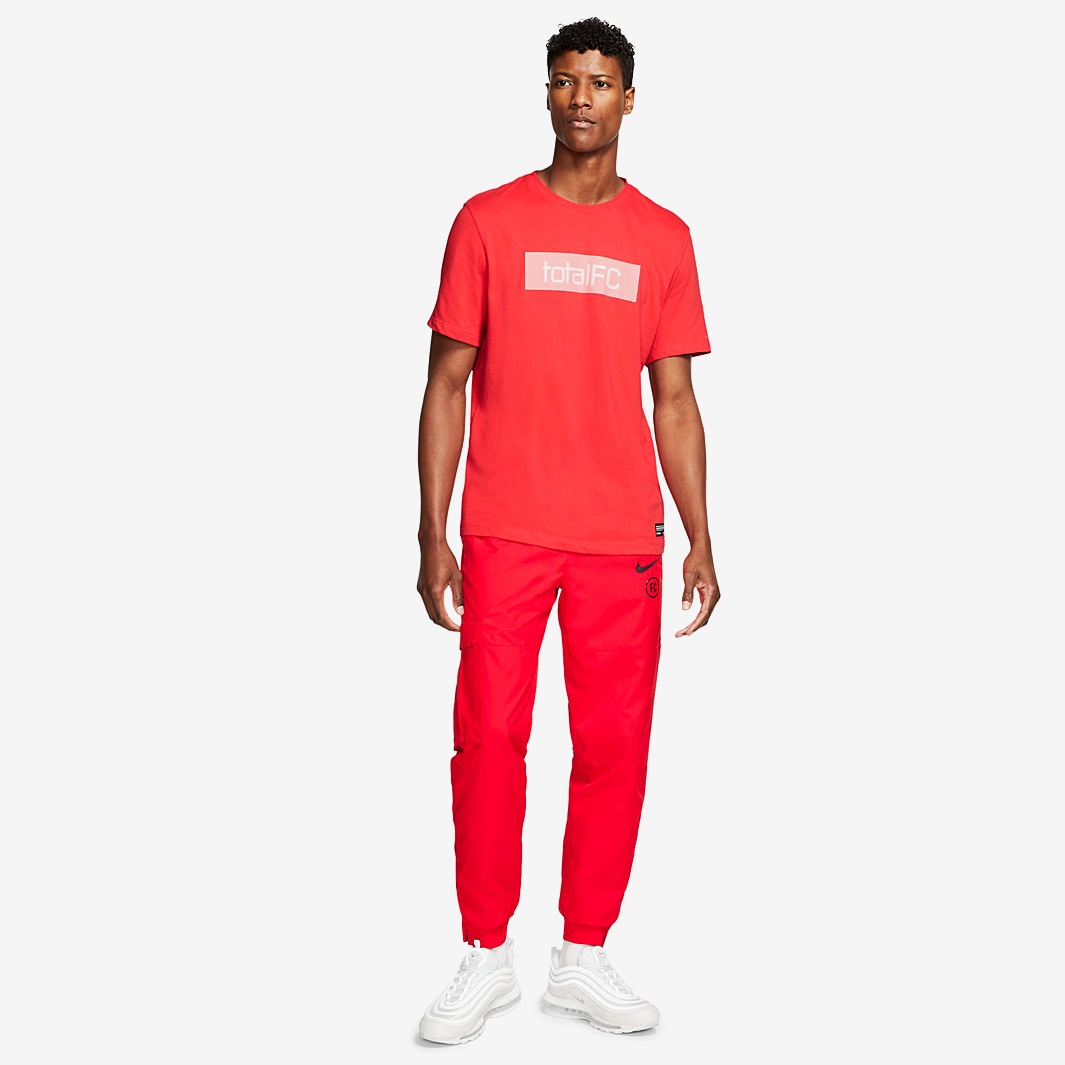 Nike FC Dry Tee Seasonal Graphic - Track Red - Mens Clothing - Tops
