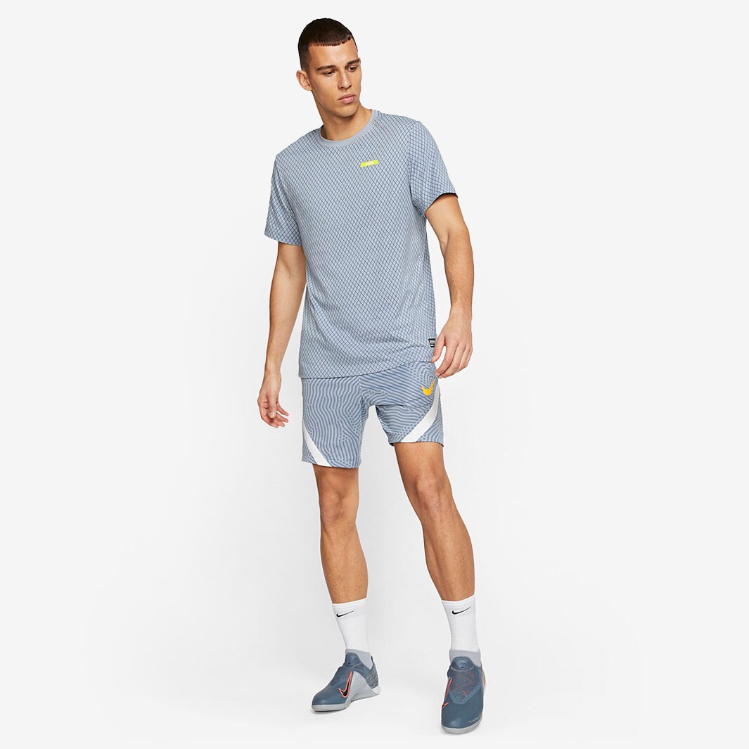 Nike FC Dry Tee Small Block - Obsidian Mist - Mens Clothing - Tops