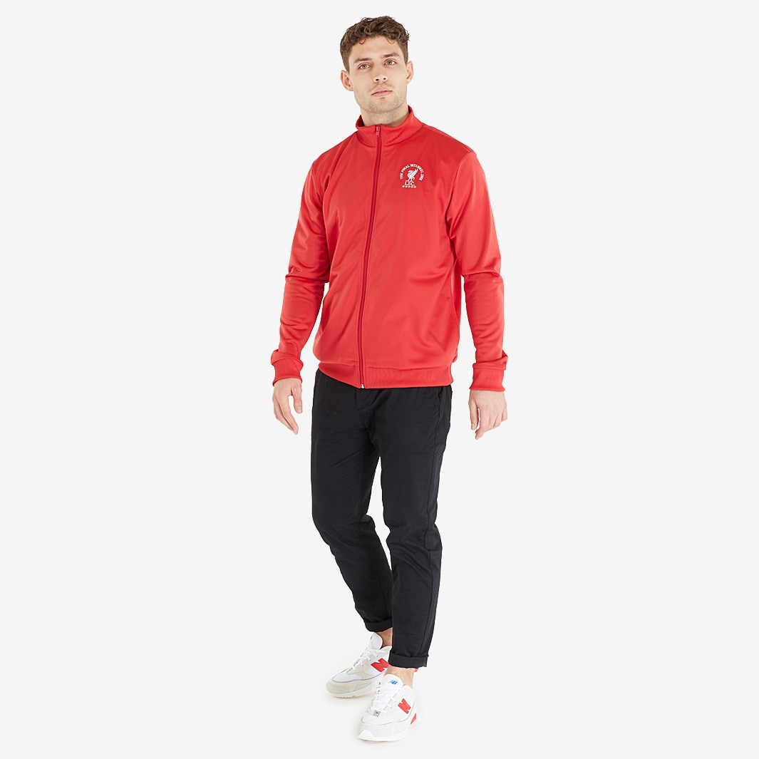 Liverpool FC Retro Istanbul 2005 Walkout Jacket - Red - Mens Replica ...