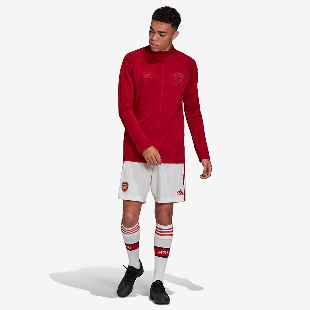 adidas Arsenal 2020/21 Anthem Jacket - Active Maroon - Mens Replica ...