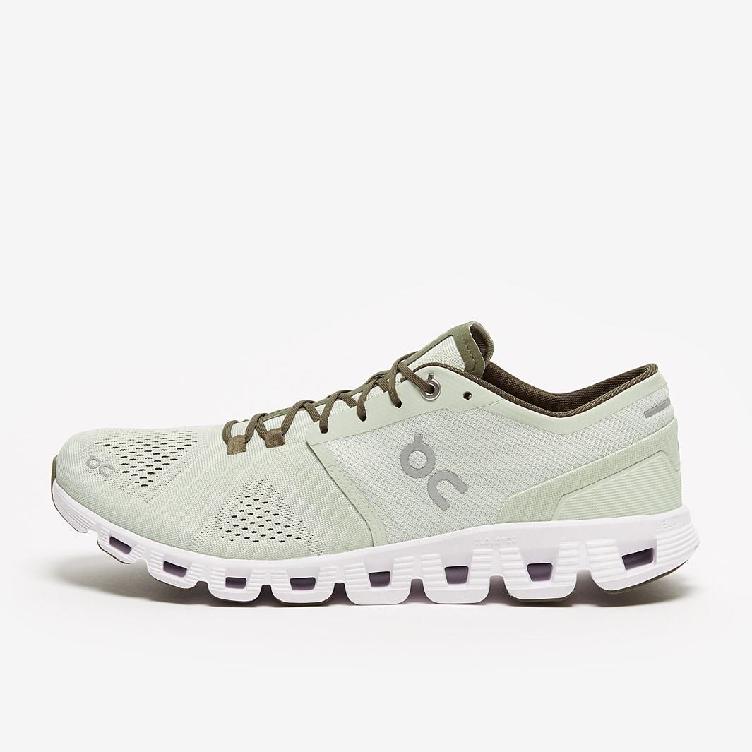 On Cloud X - Aloe/White - Mens Shoes