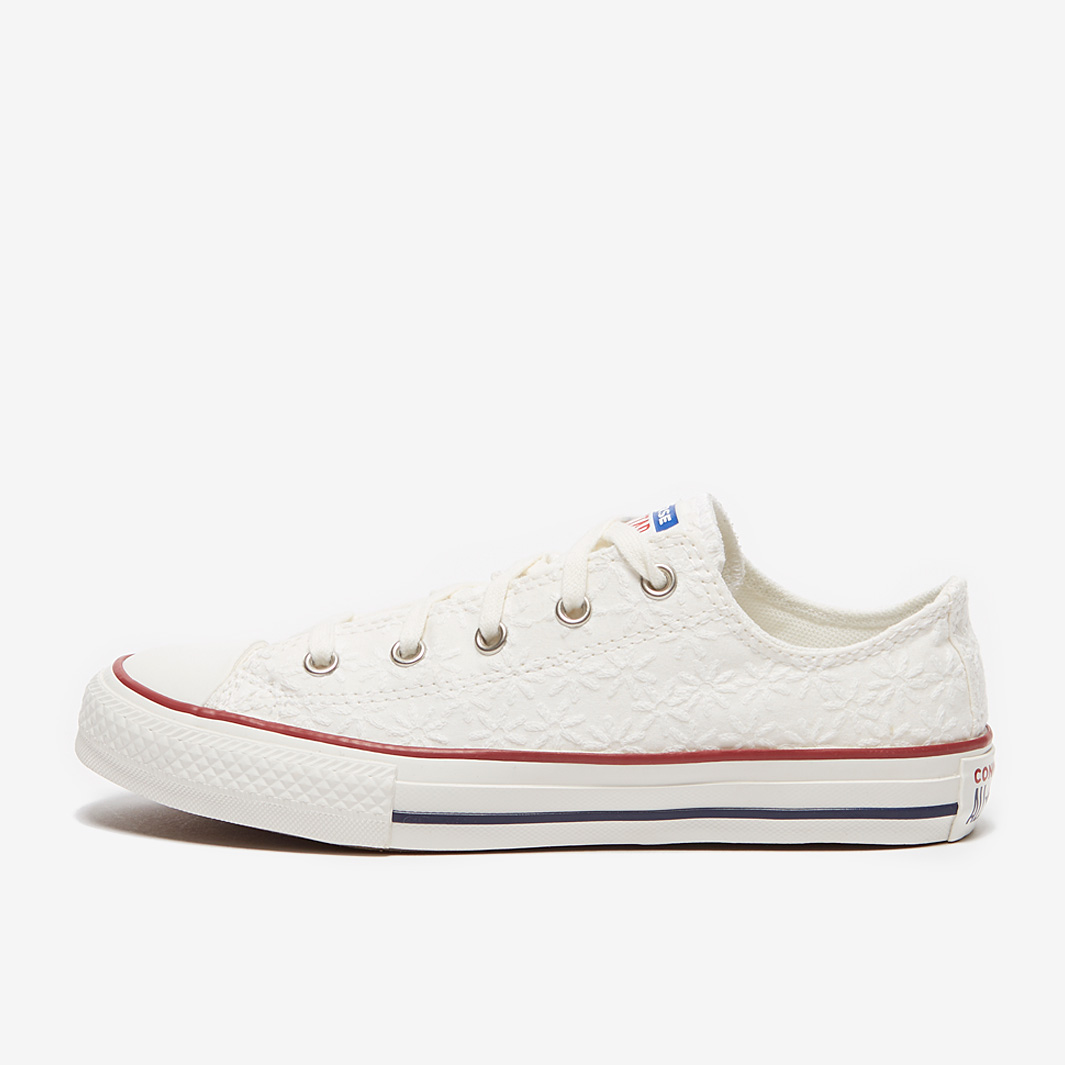 Converse Chuck Taylor All Star - White/Garnet/Midnight Navy - Boys Shoes