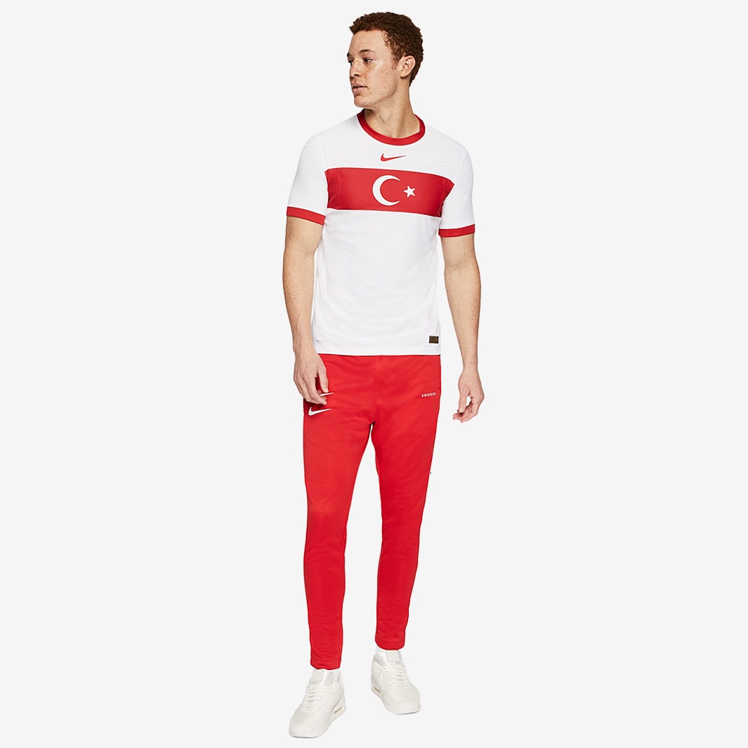 Nike Turkey 2020 Home Vapor Match SS Shirt - White/Sport Red - Mens ...