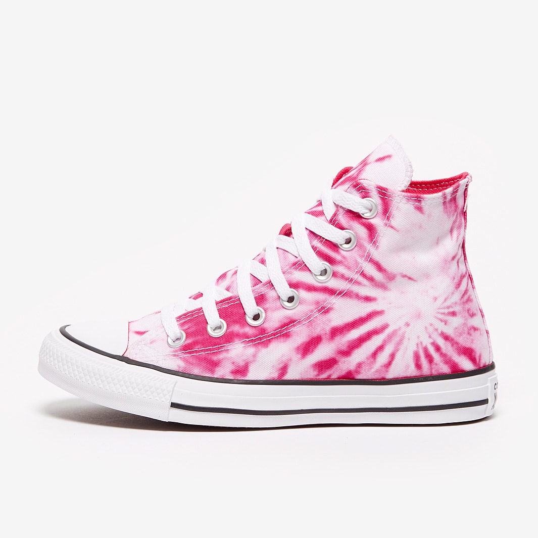 Converse Femme Chuck Taylor All Star Hi - Rouge cerise/Bleu marine ...