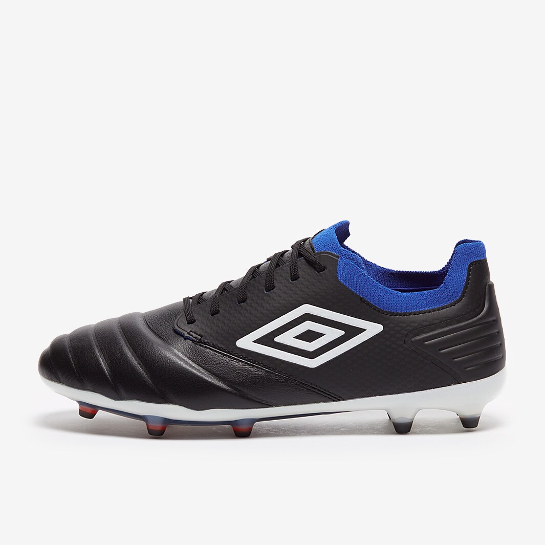 Umbro Tocco Pro FG - Black/White/Victoria Blue - Firm Ground - Mens Boots | Pro:Direct Soccer