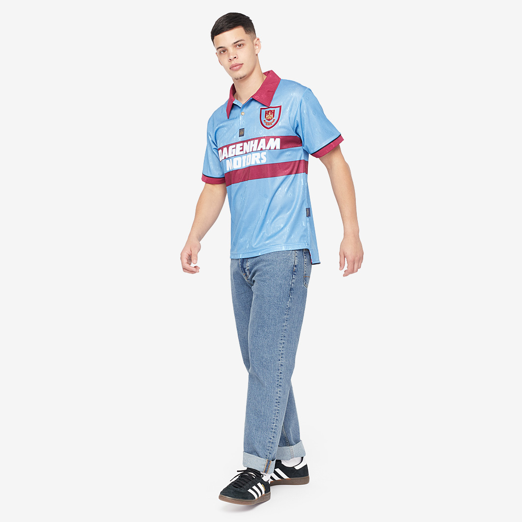 Score Draw West Ham United 1995 Centenary Away Shirt - Blue/Claret ...