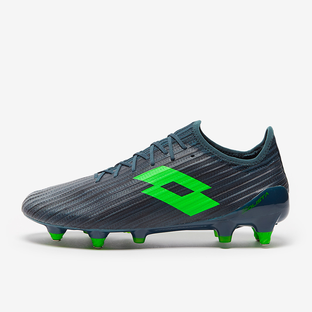 Lotto Solista 200 III SG - Bleu profond/Vert/Vert hydro - Terrain gras ...