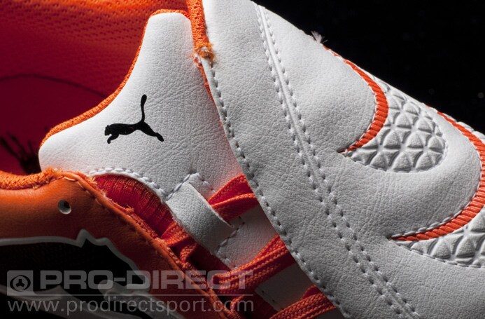 Puma PowerCat 3.10 Turf Soccer Shoes - White/Black/Team Orange - Puma ...