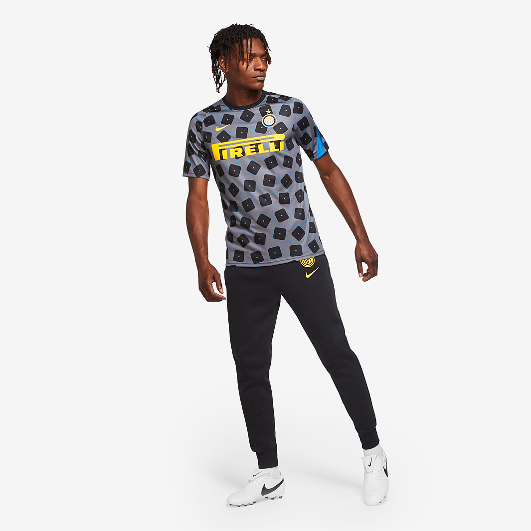 Nike Inter Milan 20/21 Dry Pre Match Top CL - Dark Grey/Black/Blue ...