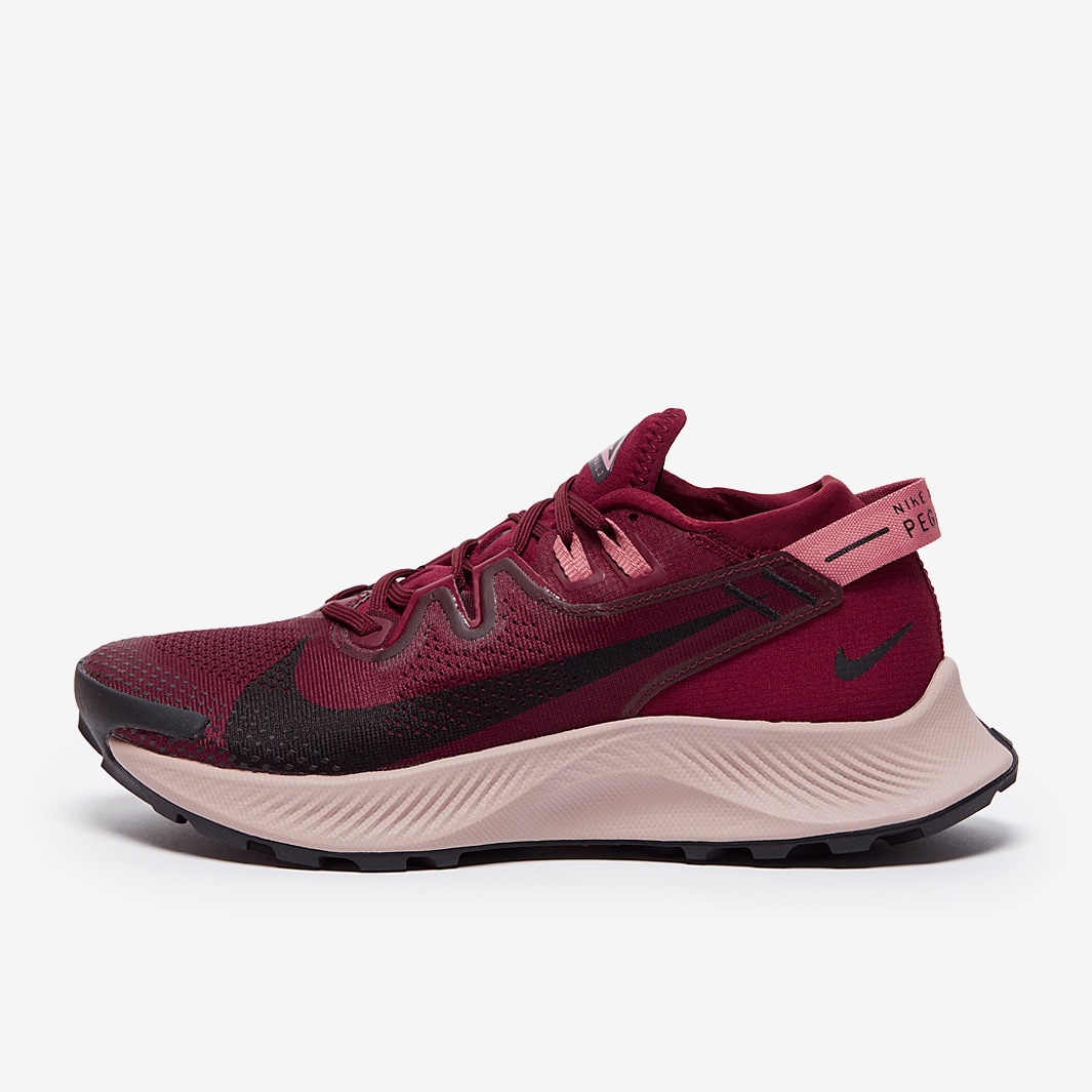 Nike Womens Pegasus Trail 2 - Dark Beetroot/Black-Desert Berry - Womens ...