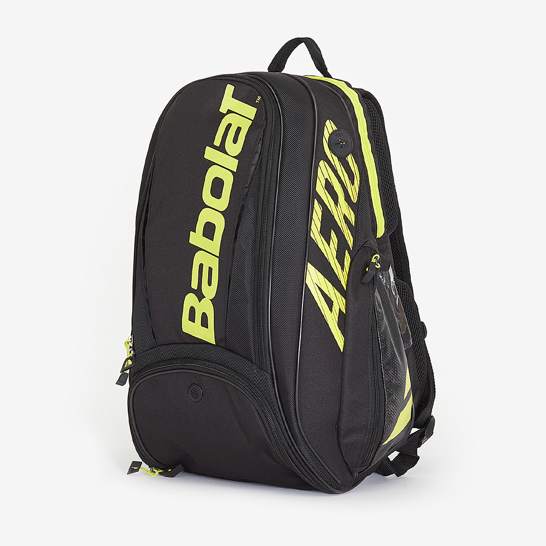 Babolat Pure Aero Backpack - Black/Yellow - Bags & Luggage