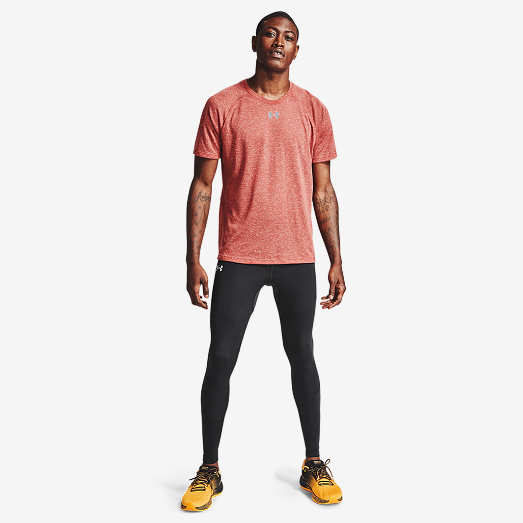 Under Armour Fly Fast HeatGear Tight - Black / Black / Reflective ...