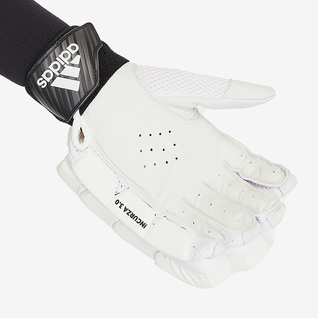 adidas Incurza 3.0 RH Batting Gloves - White/Acid Yellow - Batting ...