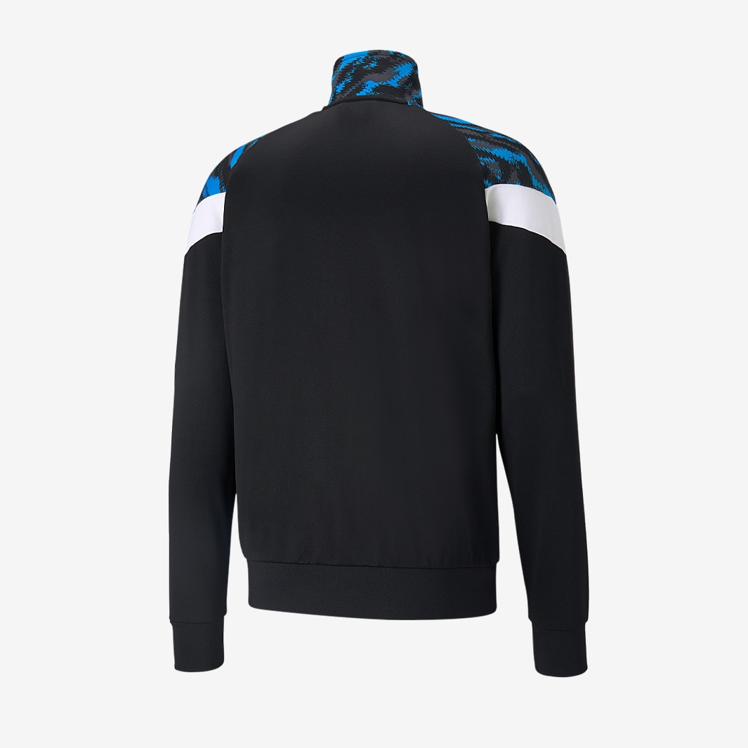 Puma Olympique Marseille Iconic MCS Graphic Jacket - Black/White - Tops ...
