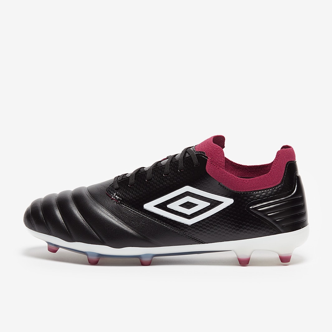 Umbro Tocco Pro FG - Black/White/Raspberry Radiance/Pink Peacoat - Firm ...