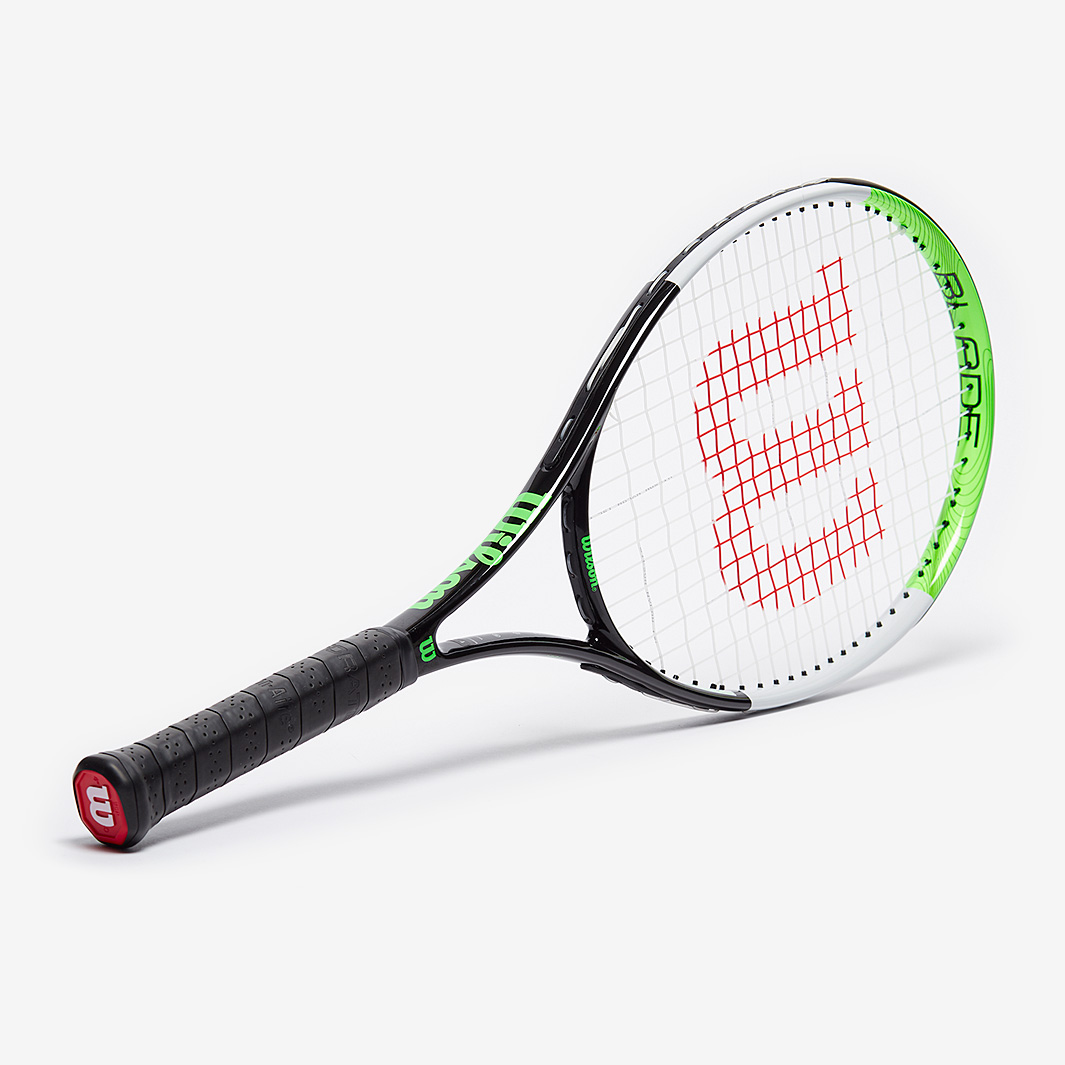 Wilson Blade Feel 26 - Black/Green - Boys Rackets