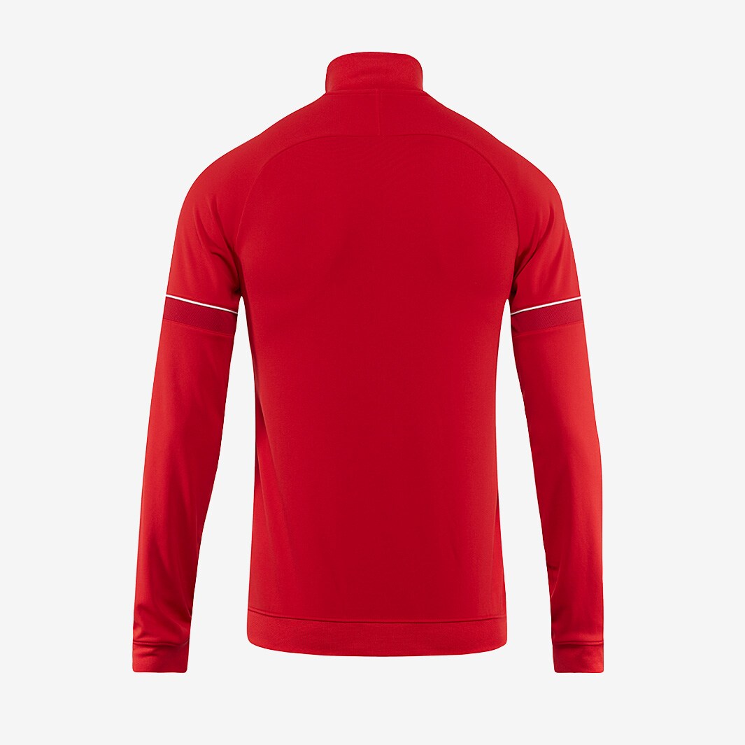 Nike Dri-FIT Academy 21 Knitted Track Jacket - University Red/White/Gym ...