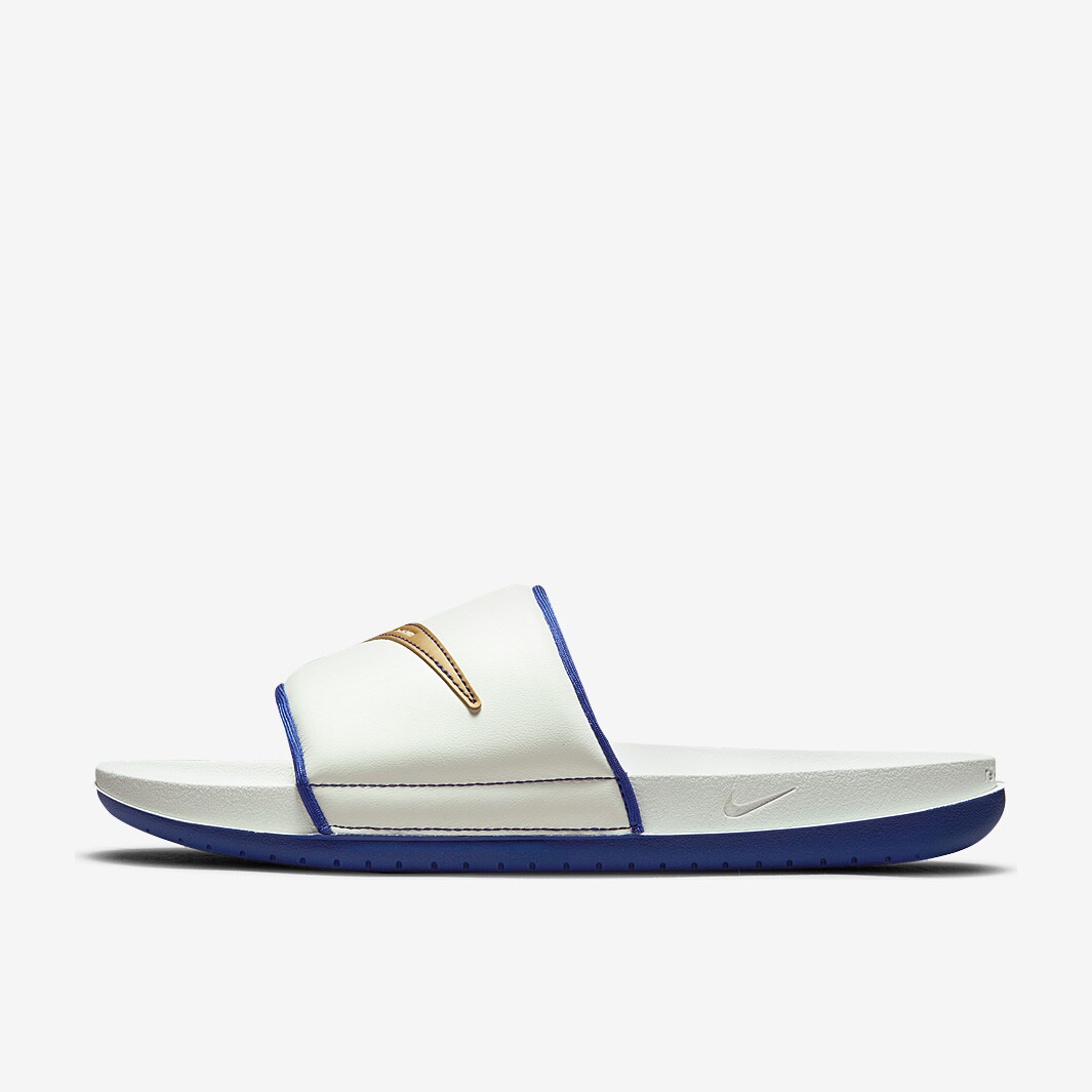 Nike Sportswear Offcourt Slide - Sail/Metallic Gold/Deep Royal Blue ...