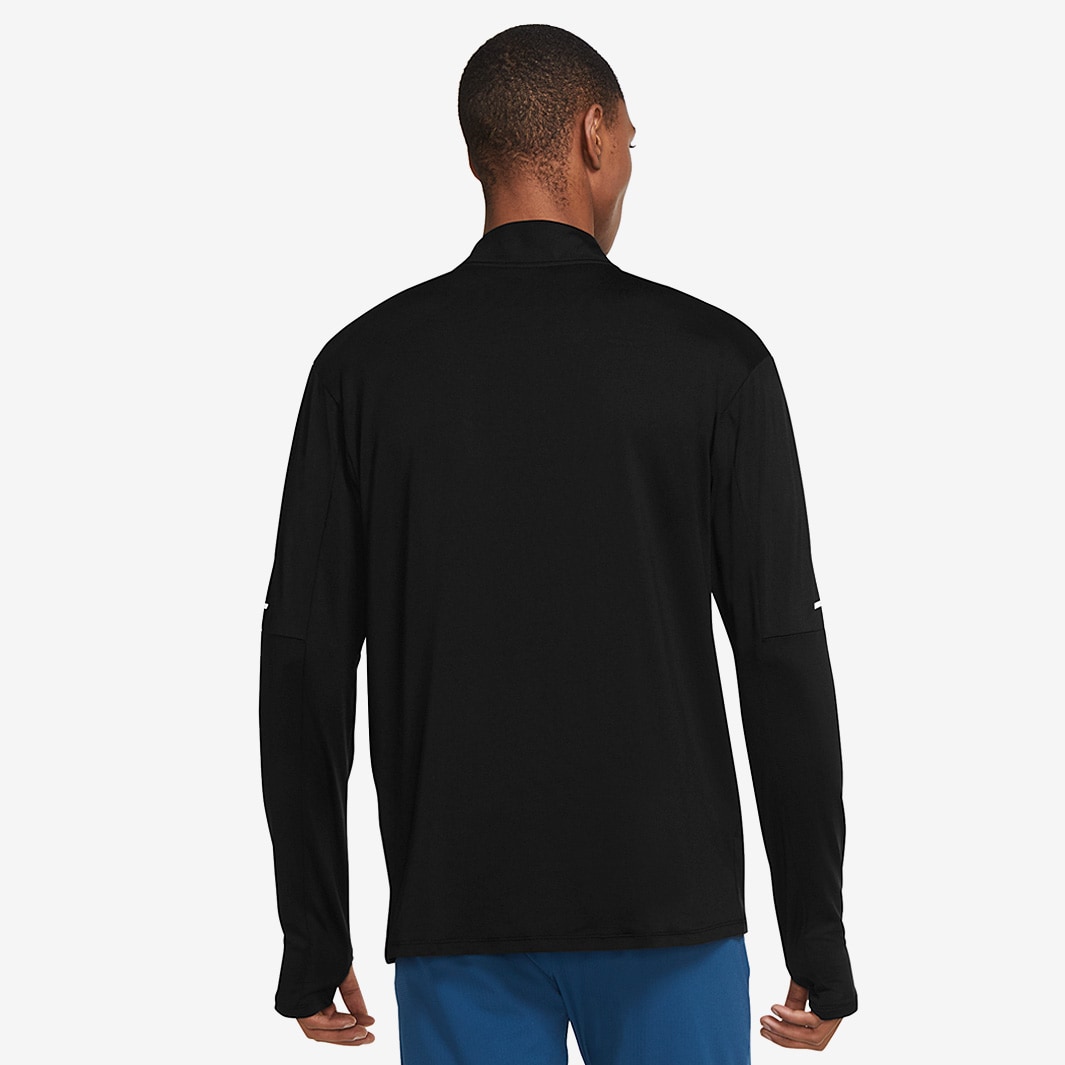 Nike Dri-FIT Element Half Zip Top - Black/Reflective Silv - Mens Clothing