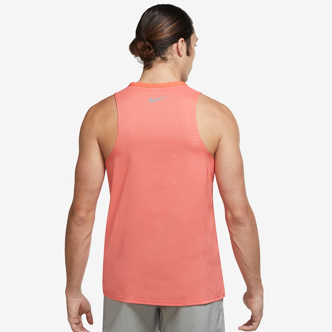 Nike Dri-FIT Rise 365 Run Division Tank - Magic Ember/Reflective Silv ...