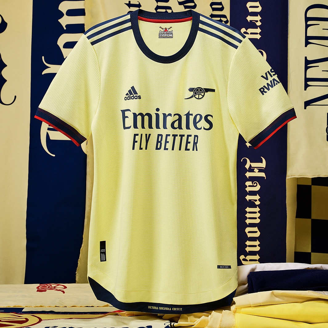 Camiseta adidas Arsenal 21/22 Authentic Segunda equipación - Perla ...
